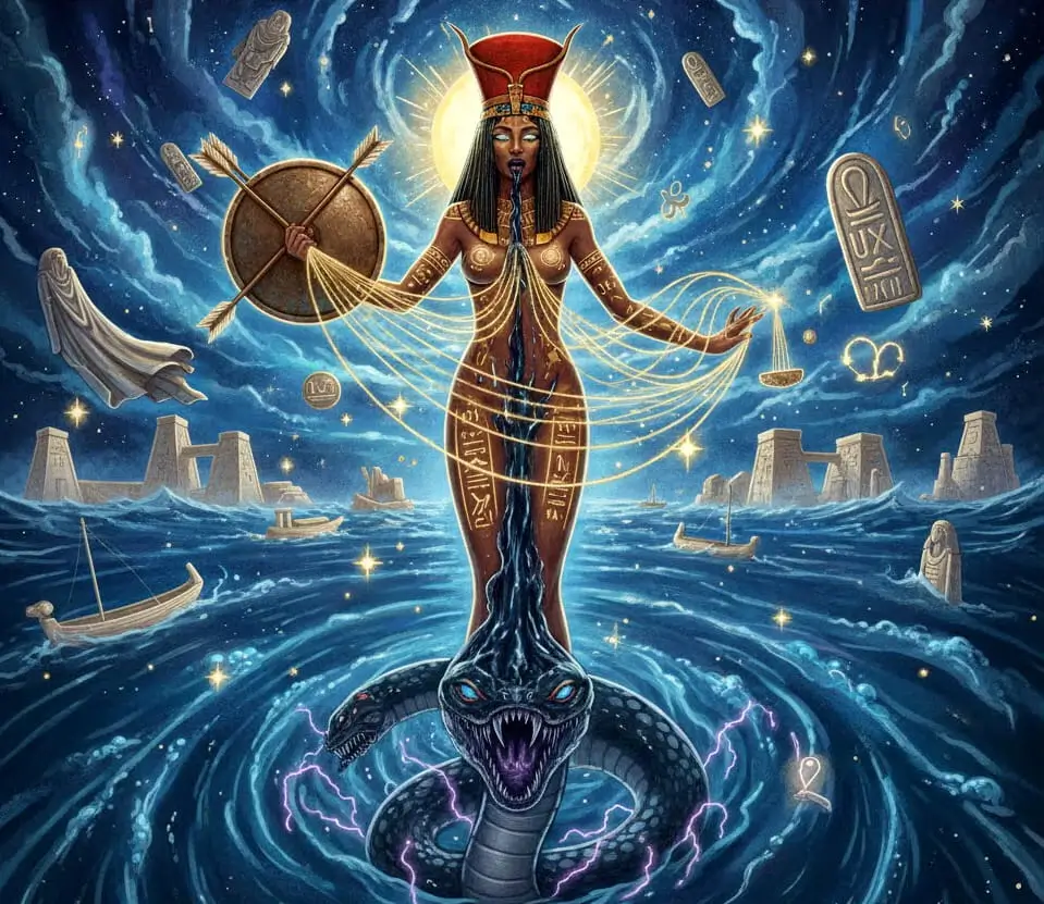 Neith (Nit): The Egyptian Goddess of War, Weaving & Creation